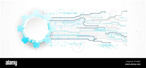 Abstract Technology Circuit Board Communication Concept Stock Vector Image Art Alamy