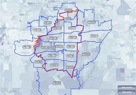 27 Arlington Texas Zip Code Map Maps Online For You