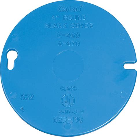 Carlon Round Pvc 1 Gang Flat Box Cover Paintplace New York