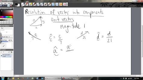 Vectors Rectangular Components Youtube