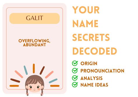Galit Jewish Girl Name Meaning And Pronunciation