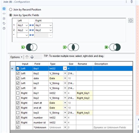 Left Join Getting Columns Of Left Table Only If K Alteryx Community