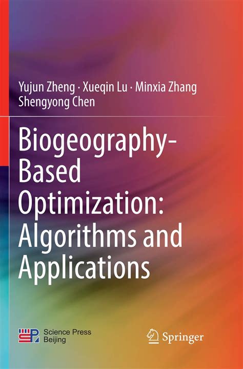 biogeography based optimization algorithms and applications zheng