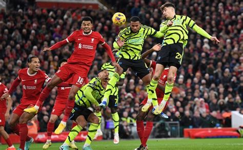 Liverpool Vs Arsenal Player Ratings William Saliba Stars In Defence As