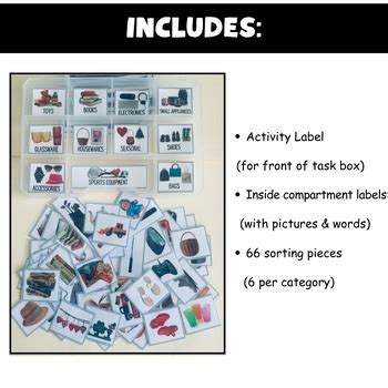 Vocational Task Box Work Skills Life Skills Special Education Task Box