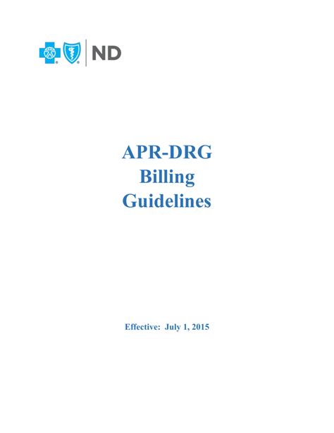 Apr Drg Billing Guidelines
