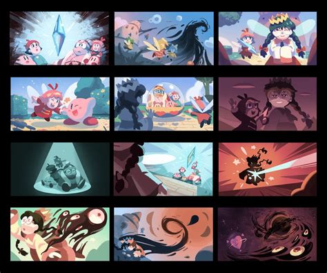 Kirby King Dedede Waddle Dee Adeleine Ribbon And More Kirby And More Drawn By