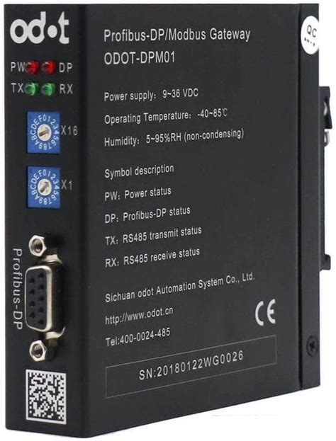 Zoikom Profibus Dpmodbus Gateway Modbus Rtu Masterslave To Profibus Dp Protocol