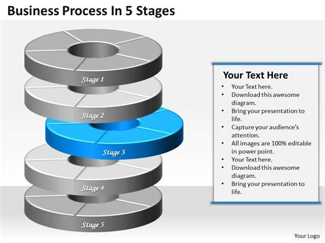 Busines Ppt Diagram Business Process In Stages Powerpoint Template PowerPoint Templates