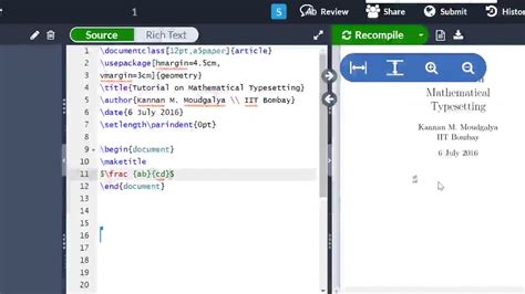 Overleaf Symbols TeX Live UpgradeSeptember Overleaf Online LaTeX