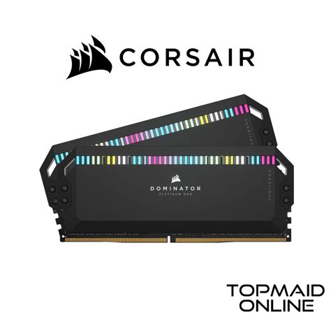 Ram Corsair Desktop Ddr5 Dominator Platinum Rgb 2x 16gb Pc5200 Blk Intel