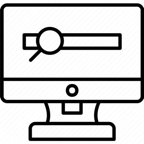 Research Computer Management Monitor Product Screen Survey Icon