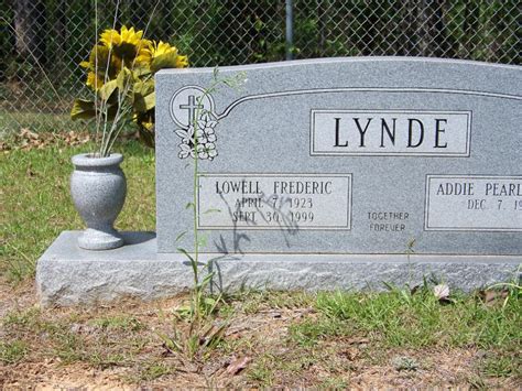 Lowell Frederic Lynde 1923 1999 Find A Grave Memorial