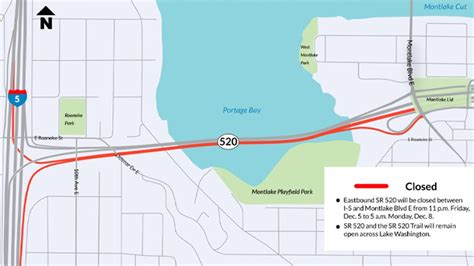 Sr 520 Closure In Seattle This Weekend For Construction Fox 13 Seattle