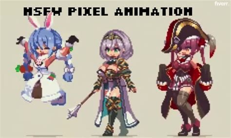 Nsfw Pixel Art Sprite Sheet Pixel Art Animation Rpg Maker Pixel Game
