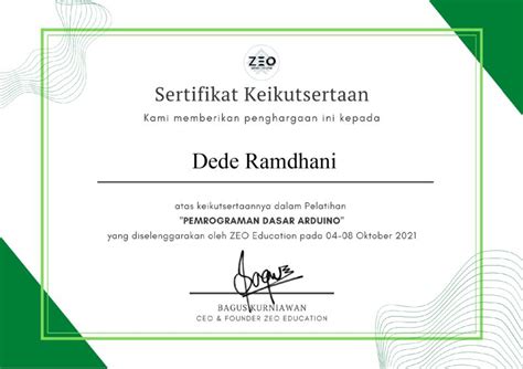 I Have Completed The Arduino Basic Programming Training Organized By