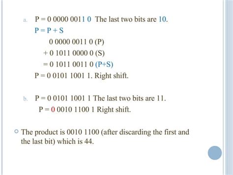 Booths Multiplication Algorithm Ppt