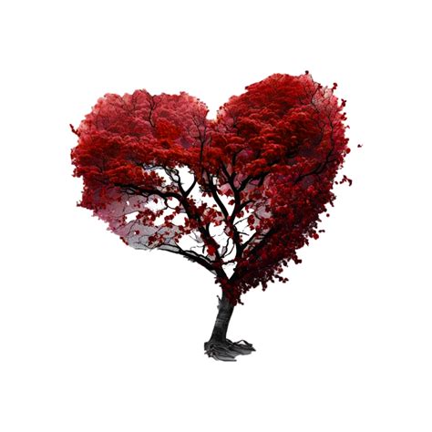 Heart Tree Of Love Valentine S Day 26826504 PNG
