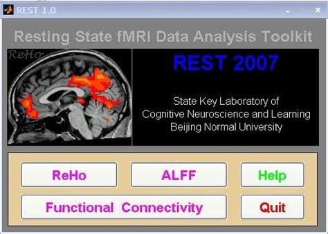 Resting State FMRI Data Analysis Toolkit Free Science Engineering Software Downloads At