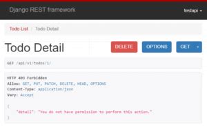 Django REST Framework Permissions