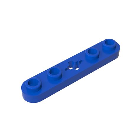 Technic Plate 1 X 5 With Smooth Ends 4 Studs And Centre Axle Hole