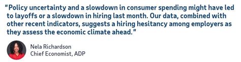 Adp Uncertainty Slowdown Layoffs Hiring Employers Economic