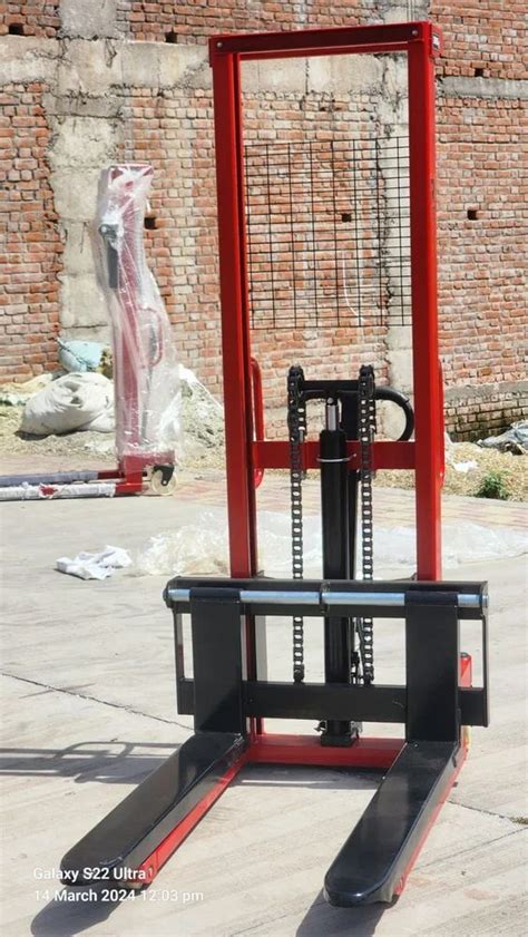 Mild Steel Manual Fork Stacker For Material Handling At Rs 42000piece In Ahmedabad Mild Steel Manual Fork Stacker For Material Handling At Rs 42000piece In Ahmedabad