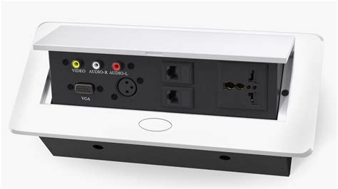 Tabletop Sockets Collection 3d Model 59 Ma Max C4d Obj Fbx 3ds Free3d