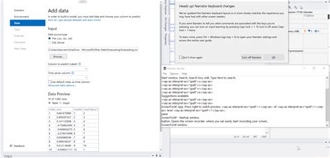 A Y Model Builder Add Data Data Preview Keyboard Data Table Is Not Accessed With Tab Or Any
