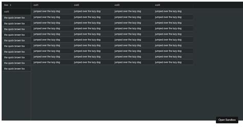 Ag Grid Autosize Grid To Fit Contents Flexbox Codesandbox