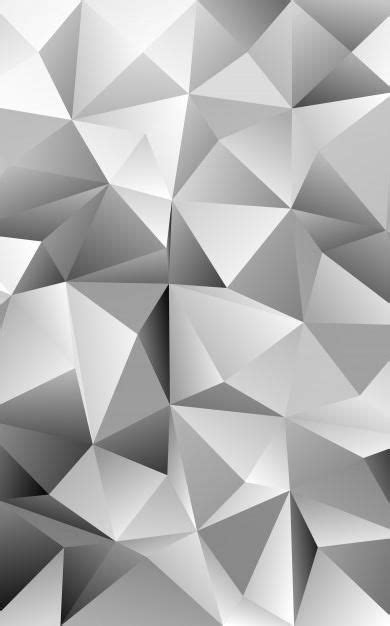 Free Vector Geometric Triangle Tile Pattern Background Polygon Vector Graphic From Grey