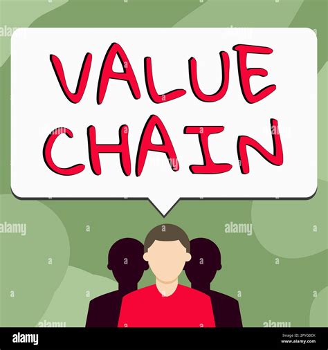 Text Caption Presenting Value Chain Internet Concept Business Manufacturing Process Industry