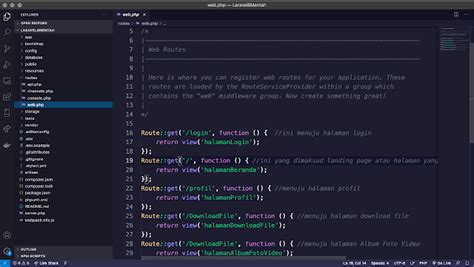 Tutorial Laravel 8 Untuk Pemula Membuat Halaman Sederhana Di Laravel 8 Dengan Dan Tanpa
