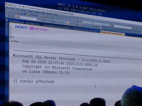 Behold Microsoft Sql Server On Linux And A Firm Screw You To Oracle