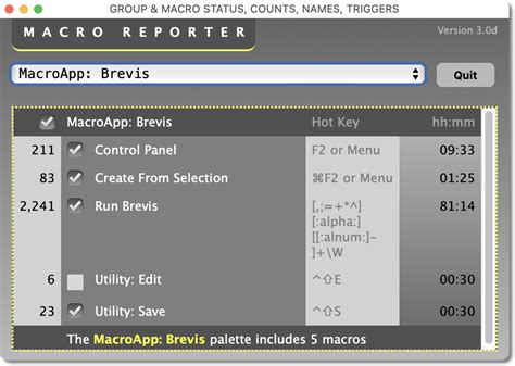 Macro Reporter Macro Macro Library Keyboard Maestro Discourse