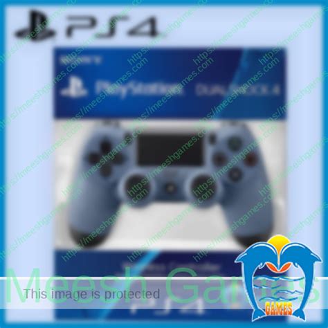 Ps4 Controller Grey Blue Meesh Games