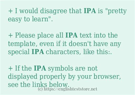Ipa Some Ways To Use EnglishTestStore Blog