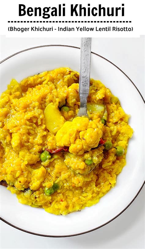 Bengali Khichuri Bhoger Khichuri Moong Dal Khichdi