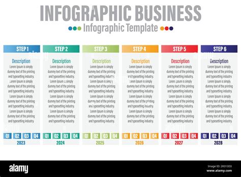 Business Timeline With Step Rectangle Infographics Corporate