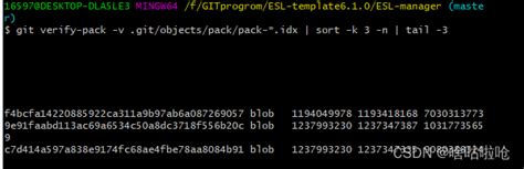 【经验分享】git项目gitobjectspack很大，clone很久，object文件清理git Pack文件过大 Csdn博客