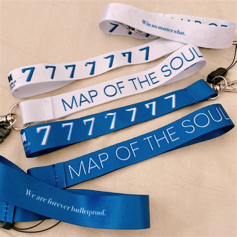 Bts World Tour Map Of The Soul Wrist Strap Lightstick Lanyard Etsy