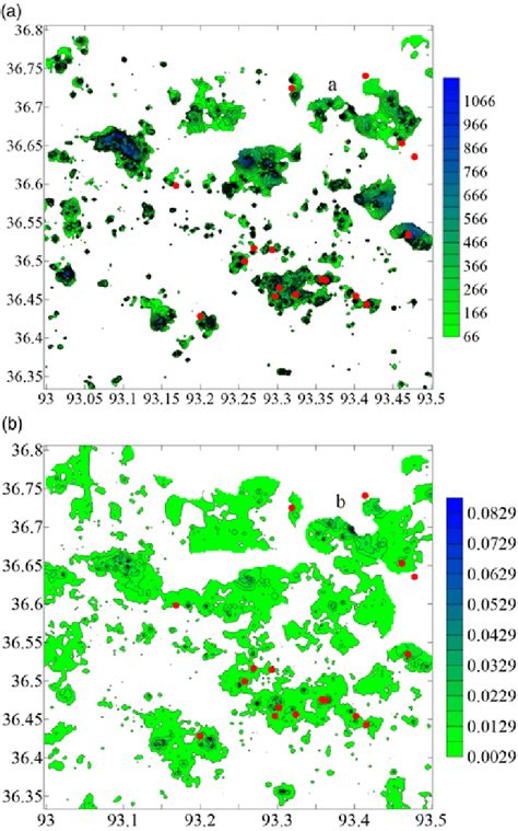 Contour Maps Of Multivariate Geochemical Anomalies Identified From The Download Scientific