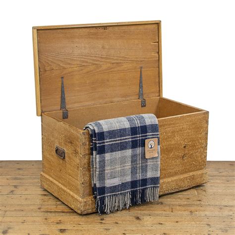 Antique Pine Trunk M 4779 Penderyn Antiques