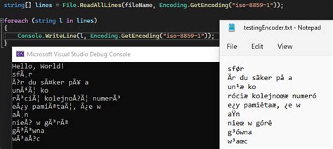 File How Can I Write A Custom Encoder For The Below Text In C Net