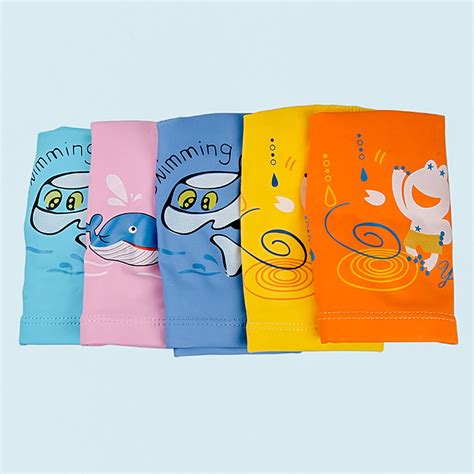 Badu Bg Mosodo Детска шапка за плуване Момчета Момичета Анимационни еластични шапки за плуване