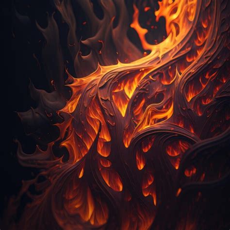 Premium AI Image Fire Texture