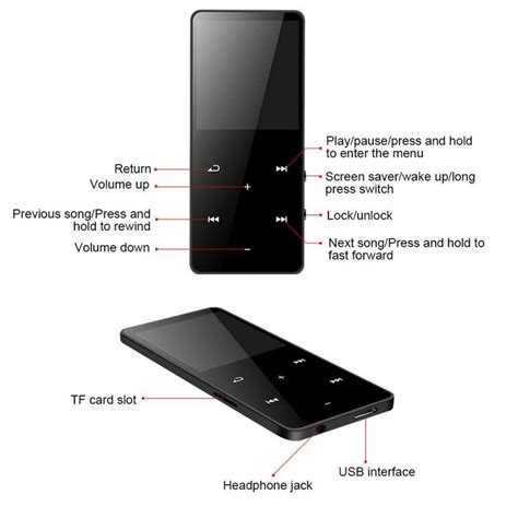 Electric MP4 Player With Bluetooth 4GB 8GB 16GB Mu Grandado