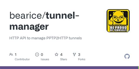 GitHub Bearice Tunnel Manager API To Manage PPTP Tunnels