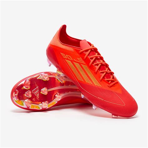 Adidas F50 Elite Fg Rosso Solareoro Metrosso Vivace Scarpe Calcio