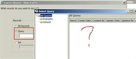 Ibm I2 Ibase How To Solve The Problem Where The Query Is Invisible In The Export Specification